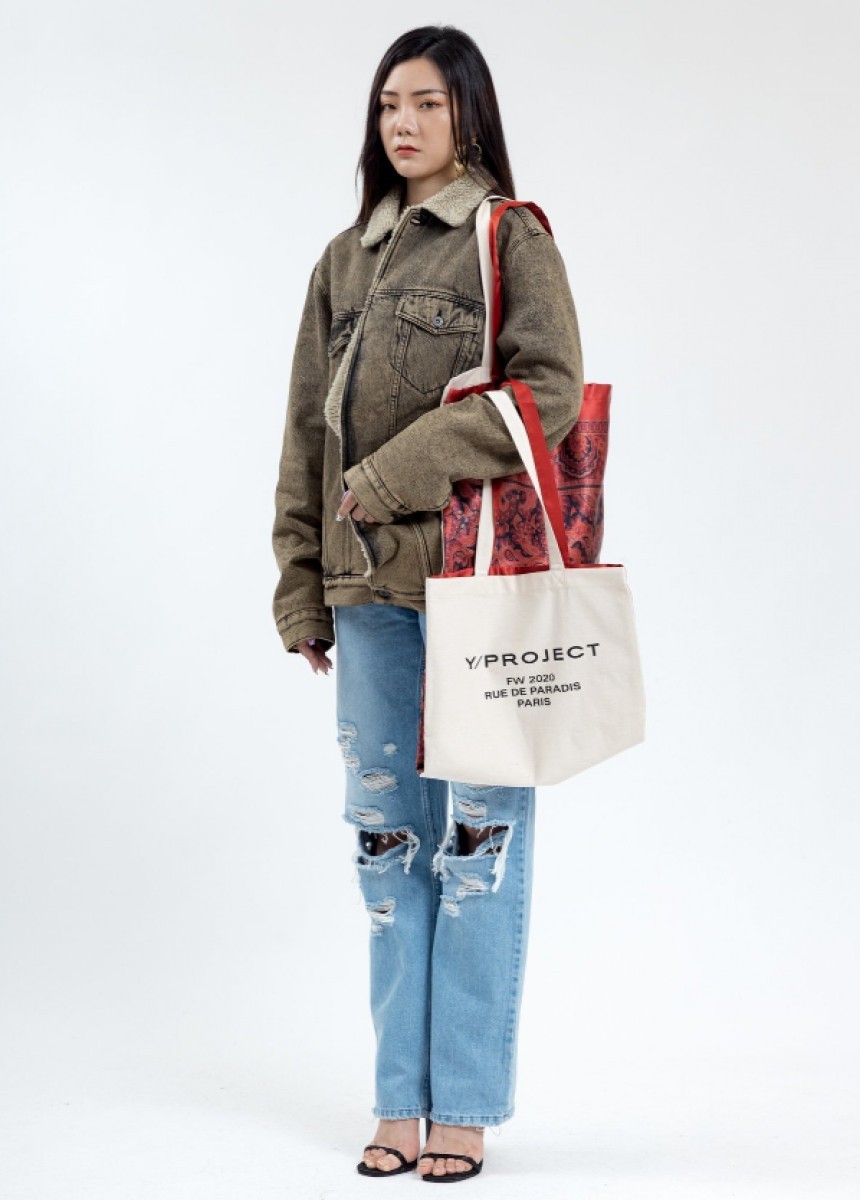Y/Project BNWT AW20 Y/PROJECT SCARF TOTE BAG | calif | REVERSIBLE