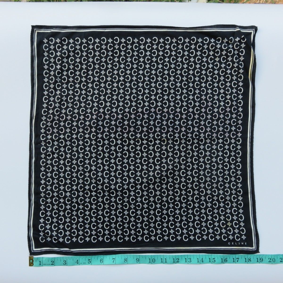 CELINE Monogram Luxury Designer Bandana | zeroth | REVERSIBLE