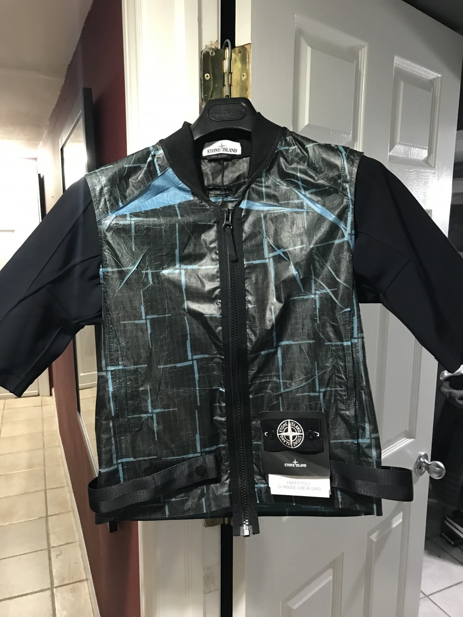 Stone Island 444J2 PAPER POLY SI HOUSE CHECK GRID | ernesto1105 ...