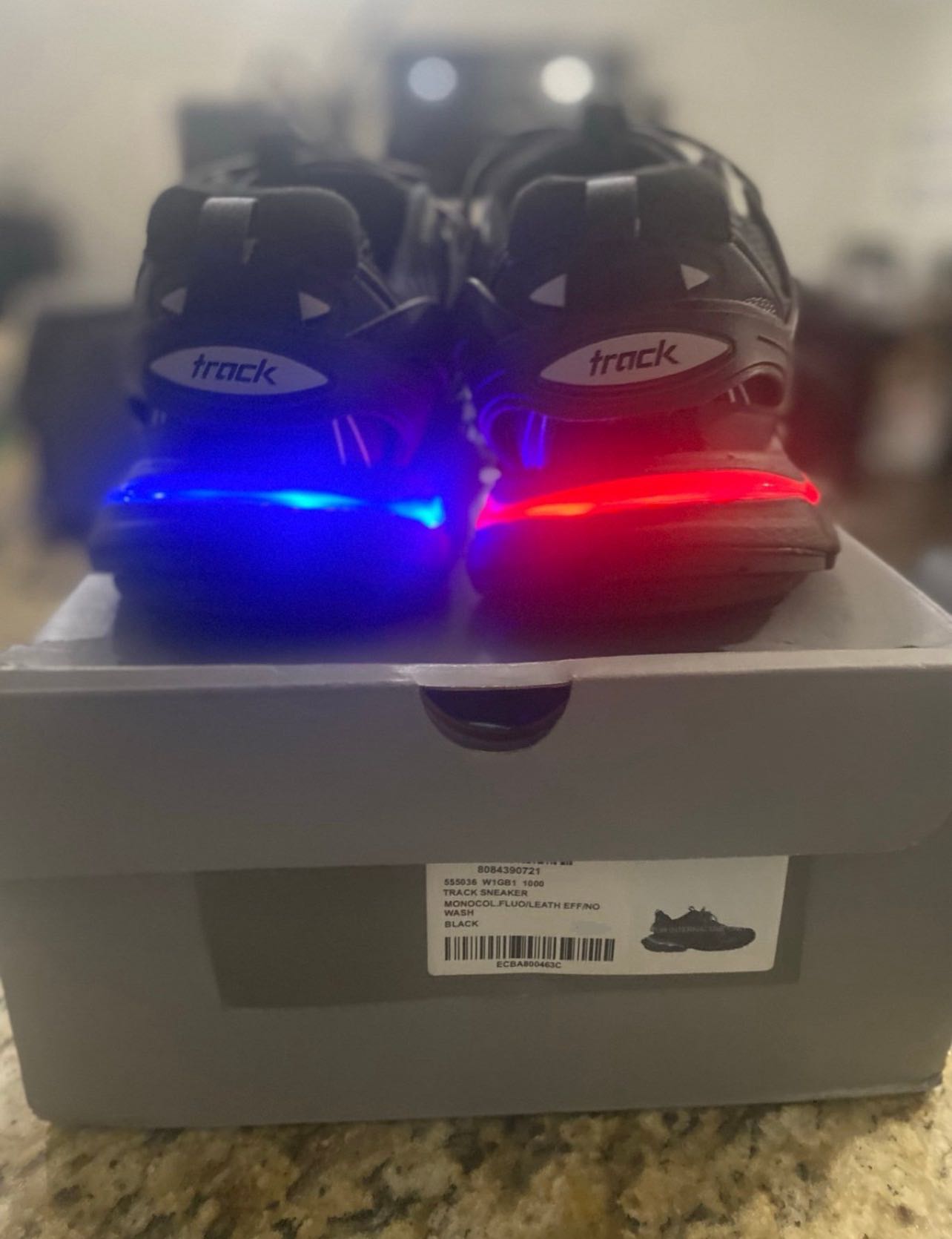 BALENCIAGA Sz 8 Brand New Balenciaga LED Track Runners | bsellsheat ...