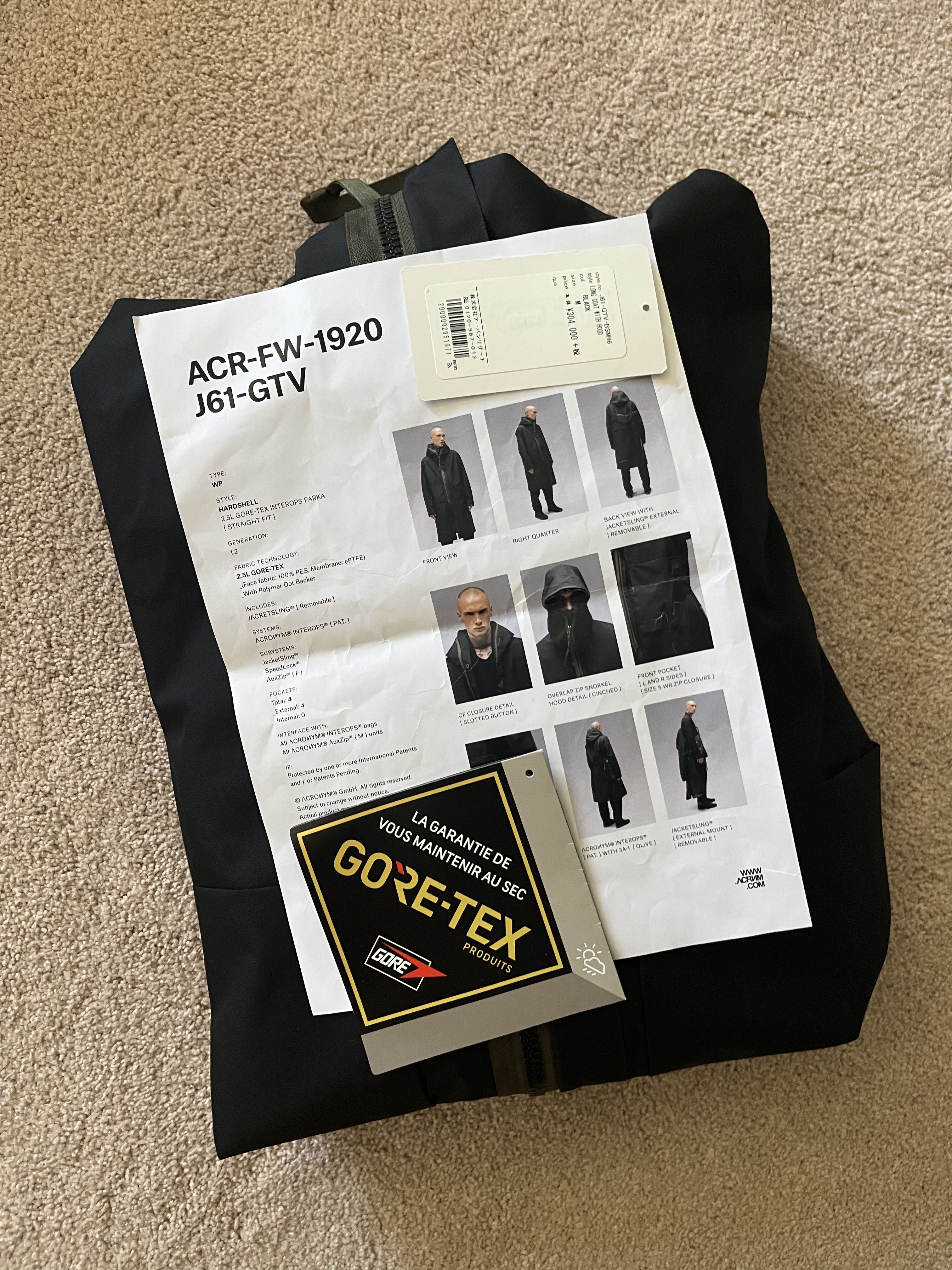 ACRONYM J61-GTV | dcl_max | REVERSIBLE