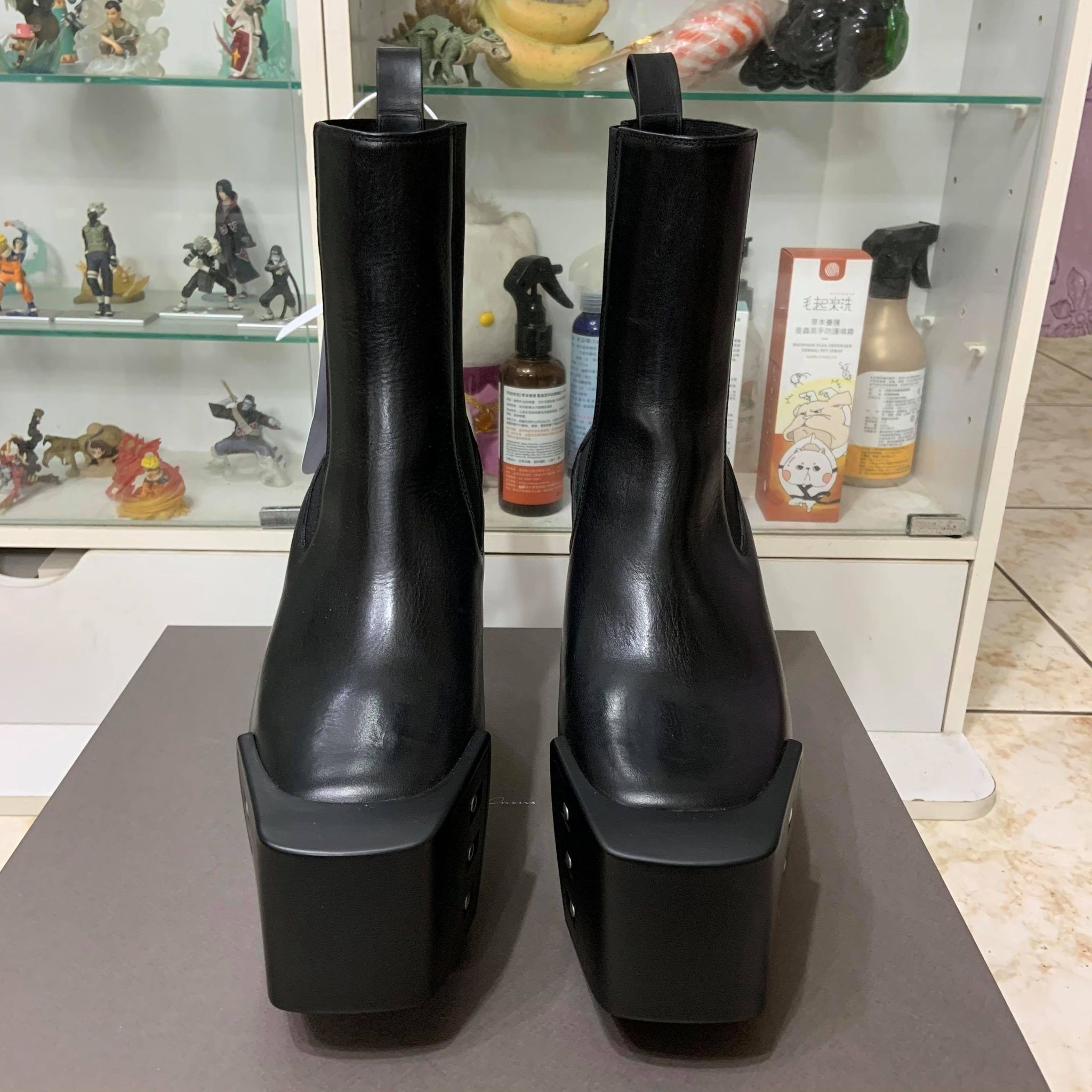 Rick Owens Rick Owens Platforms Bevel Kiss Boots | owenswei | REVERSIBLE