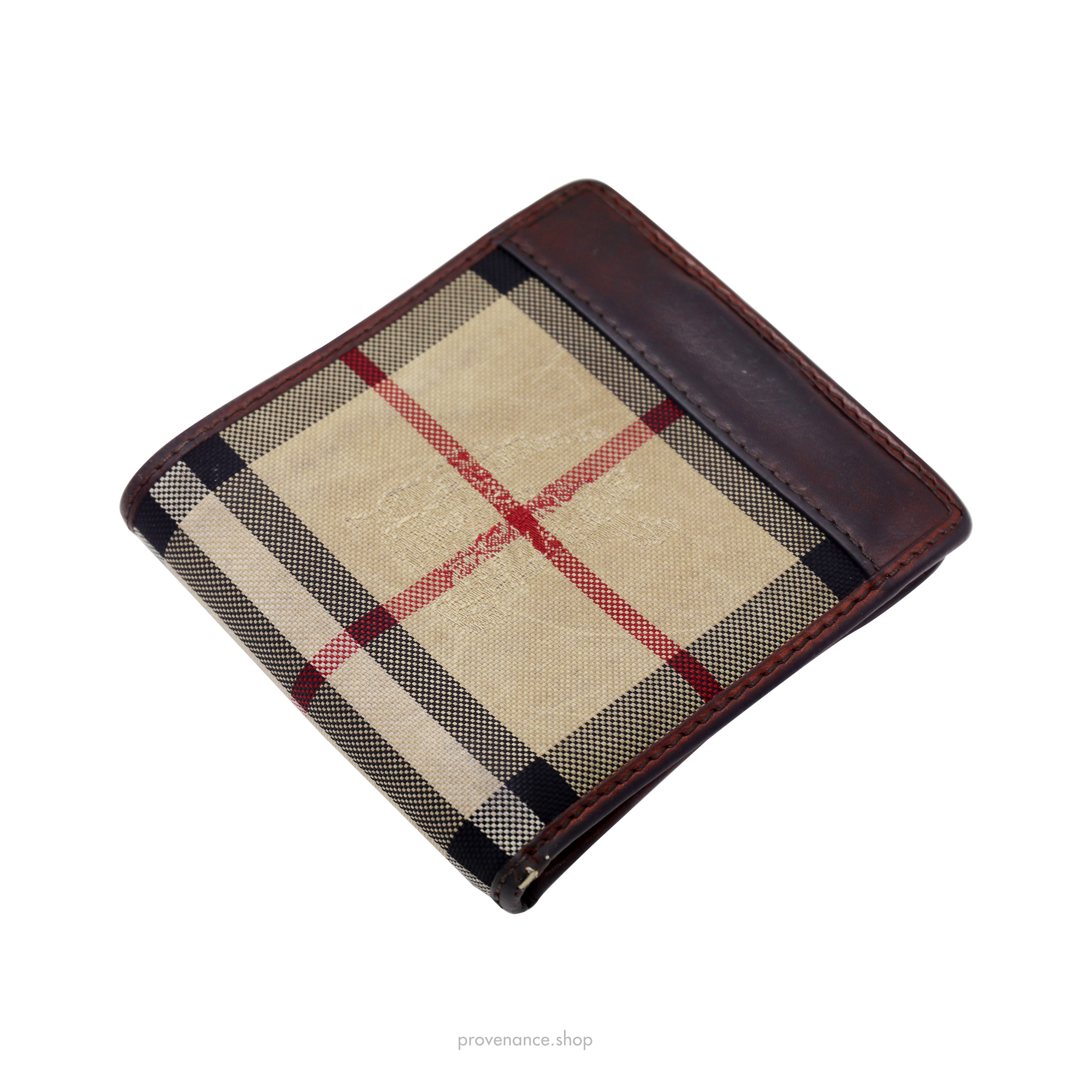 Burberry Nova Check Bifold Wallet | provenance | REVERSIBLE
