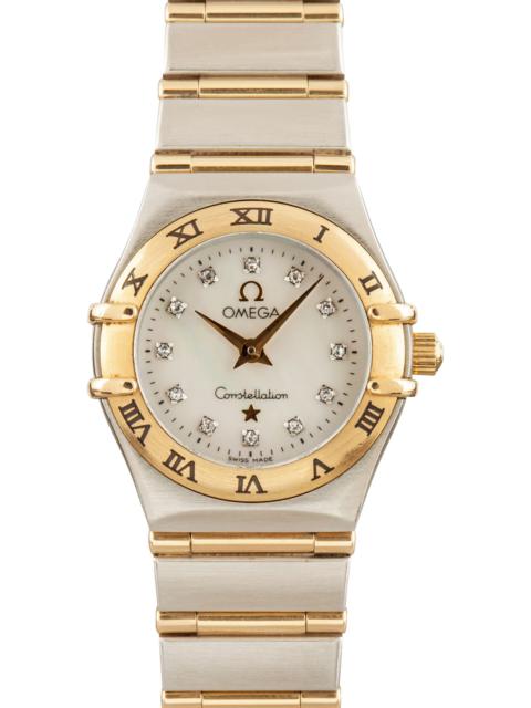 OMEGA Lady Omega Constellation Diamond Dial Two Tone | bobswatches ...