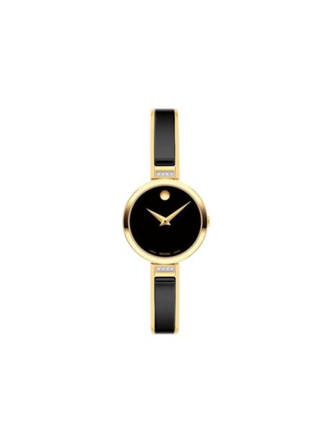 Other Designers Movado - Movado Moda Quartz Black Dial Ladies Watch ...