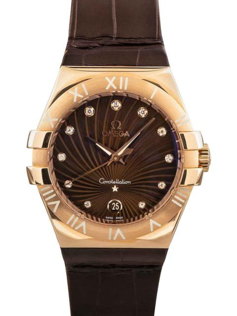 OMEGA Omega Constellation Supernova Diamond Dial & Leather Strap ...