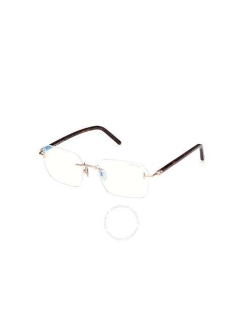 TOM FORD Tom Ford Blue Light Block Pilot Men's Eyeglasses FT5934-B 028 ...