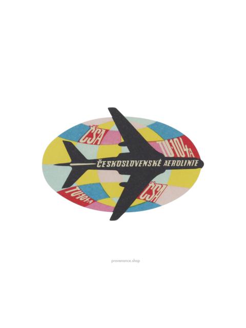 Louis Vuitton Airline Label Postcard Sticker- CESKOSLOVENSKE AEROLINIE ...