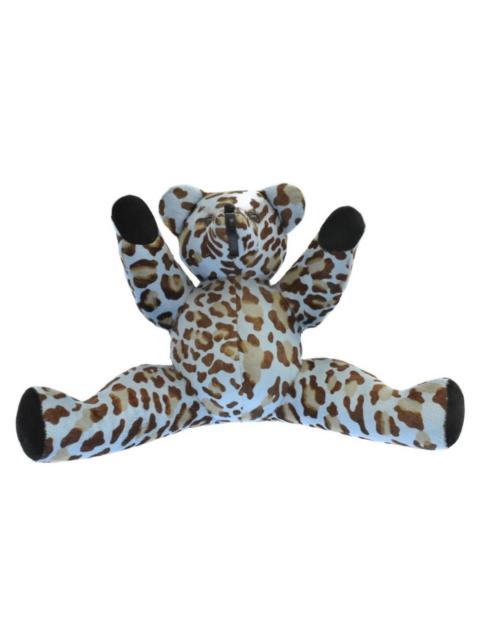 Chrome Hearts Blue leopard cheetah teddy bear toy | c99 | REVERSIBLE