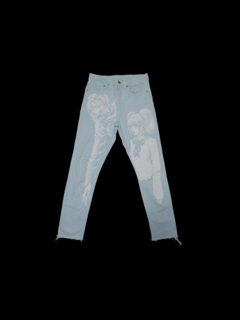 Other Designers Custom - DEATH NOTE levis anime handmade drawing jeans ...