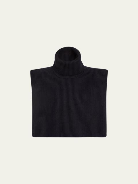 The Row Eppie 캐시미어 리브 Turtleneck 칼라 | bergdorfgoodman | REVERSIBLE