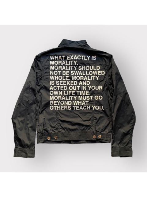 Junya Watanabe MAN SS02 Morality Poem Jacket | sundaynightmare | REVERSIBLE