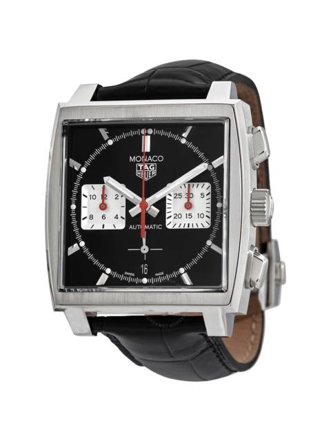 TAG Heuer Tag Heuer Monaco Chronograph Automatic Black Dial Men's Watch ...