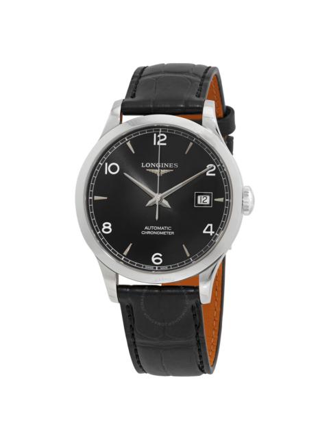 Longines Longines Record Automatic Black Dial Men's Watch L2.820.4.56.2 ...