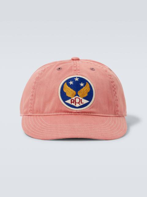 RRL by Ralph Lauren Ball patched cotton baseball cap | mytheresa ...