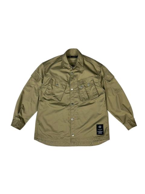 UNDERCOVER Gu x Undercover Freedom Slanted Multi Pocket Jacket ...