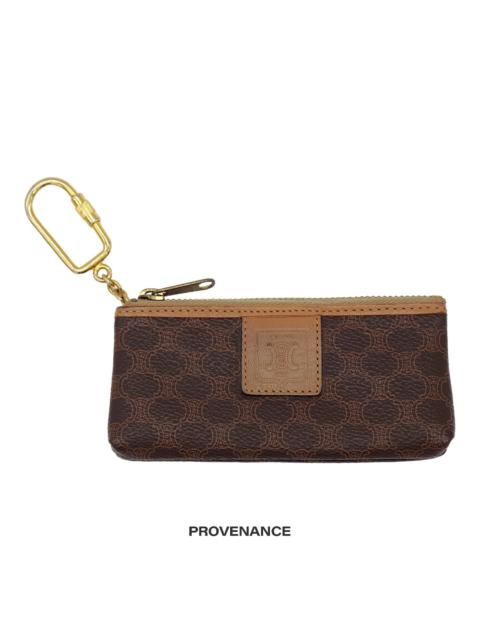 CELINE Celine Key Pouch Cles - Macadam Triomphe Brown | provenance ...