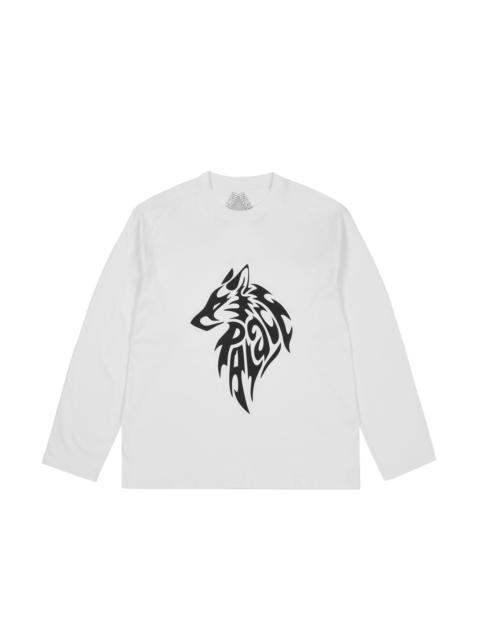 PALACE SKETCHY LONE WOLF LONGSLEEVE WHITE | palace | REVERSIBLE
