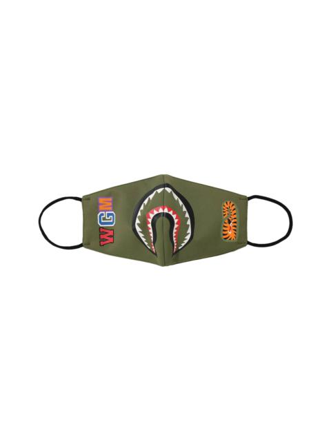 A BATHING APE® BAPE Shark Mask 'Olive Drab' | goat | REVERSIBLE