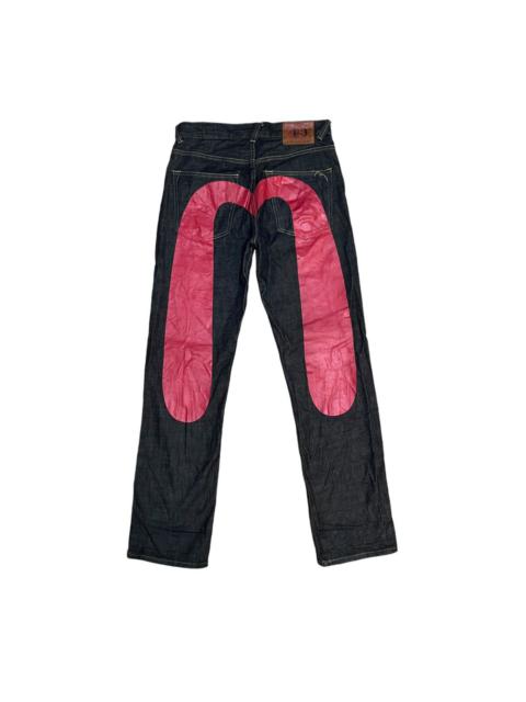 Other Designers Vintage - EVISU RED DAICOCK DENIM [33x34) | ojavintage ...