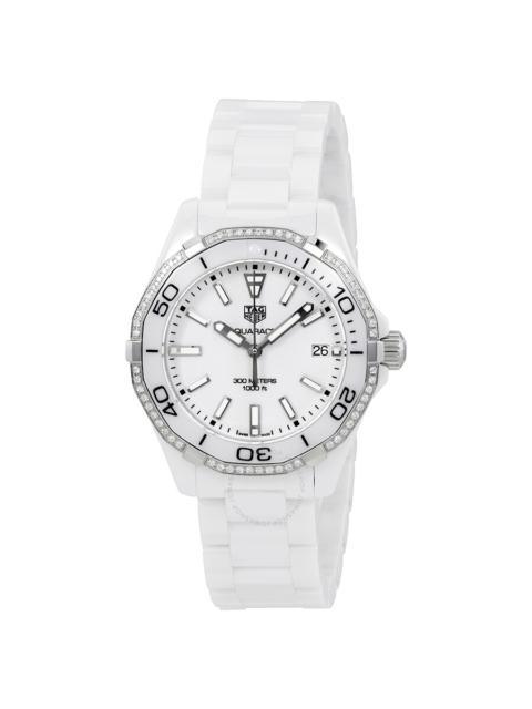 TAG Heuer Tag Heuer Aquaracer White Dial Ladies Watch WAY1396.BH0717 ...