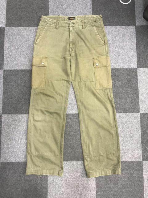 Chimala CHIMALA 2 Tones Military Cinch Back Double Knee Cargo Pant ...