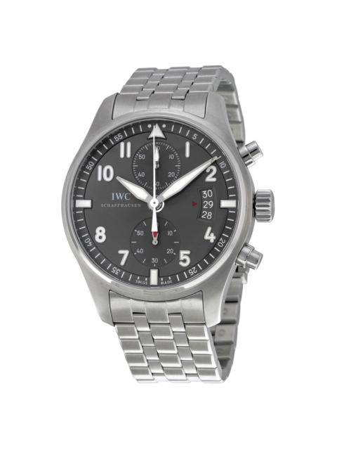 IWC Schaffhausen Pre-owned IWC Pilot Chronograph Automatic Men's Watch ...