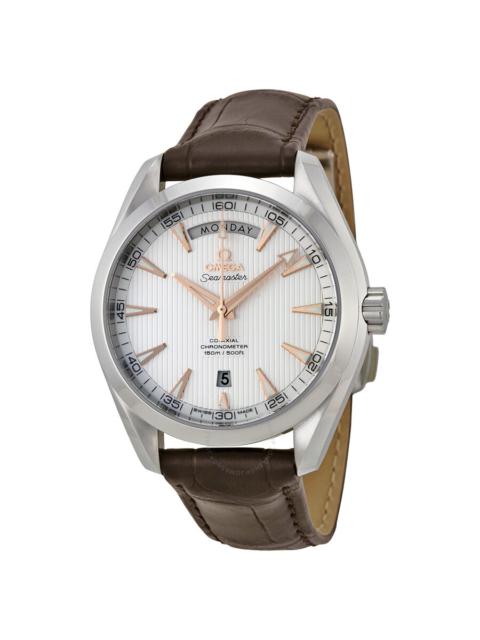OMEGA Omega Aqua Terra Automatic Silver Dial Men's Watch 23113422202001 ...