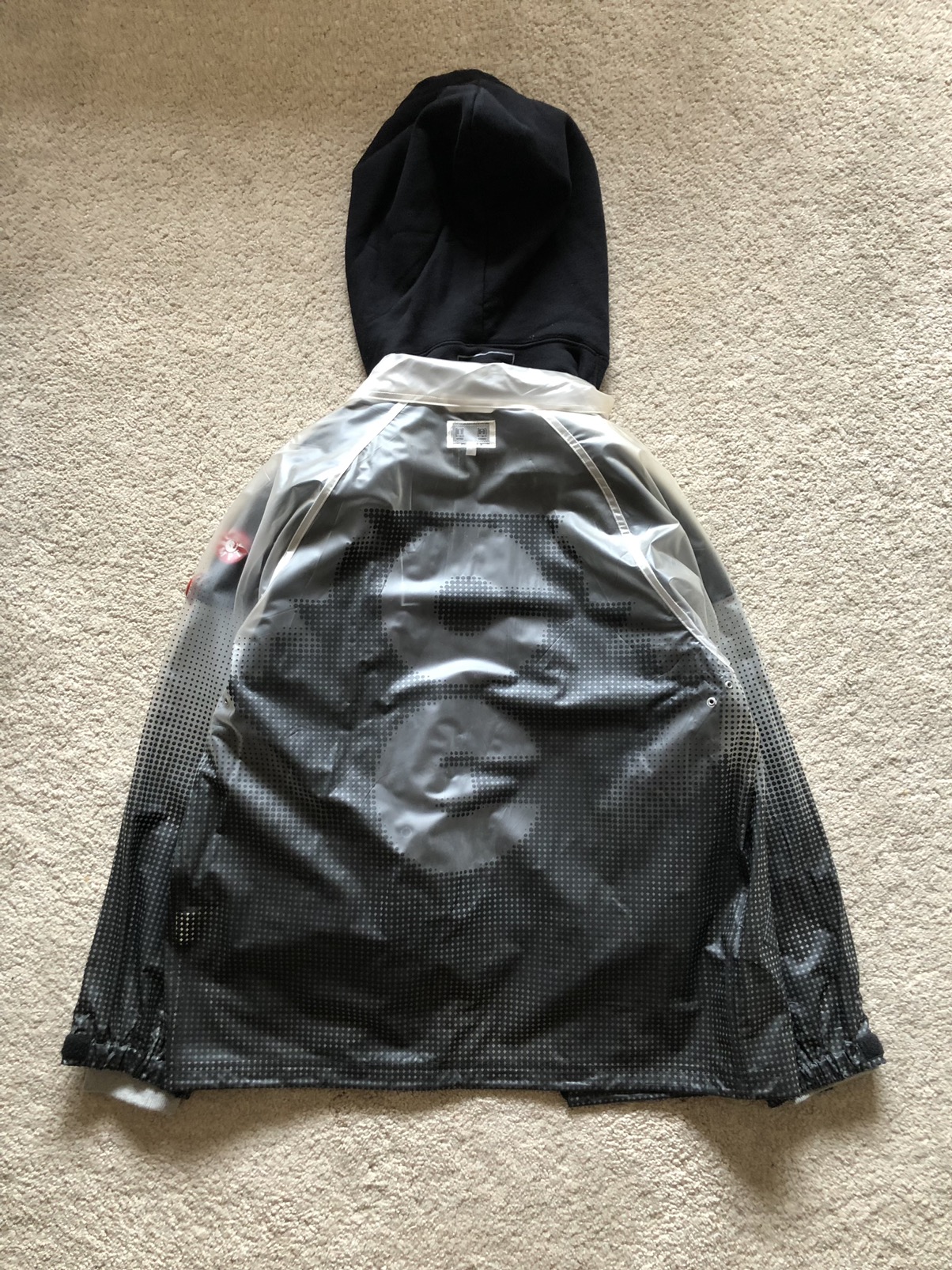 Cav Empt SS2014 Cav Empt Waterproof Transparent PVC Coach Cav Empt SS2014 Cav Empt Waterproof Transparent PVC Coach