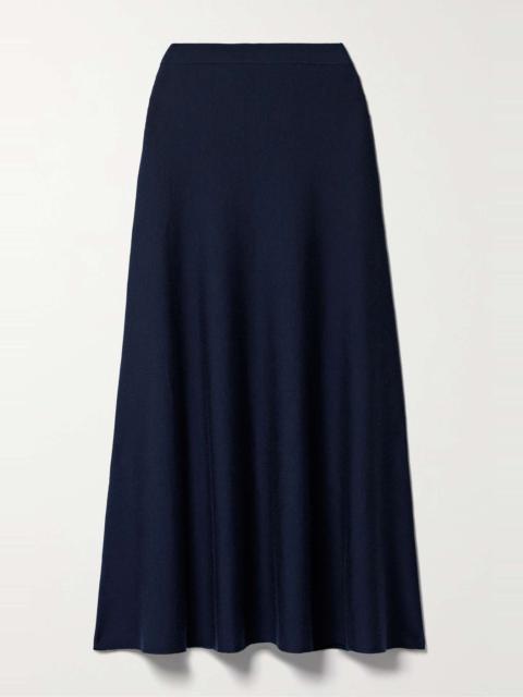 GABRIELA HEARST Freddie wool, cashmere and silk-blend midi skirt ...