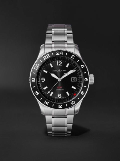 Montblanc 1858 GMT Automatic 42mm Stainless Steel Watch, Ref. No ...