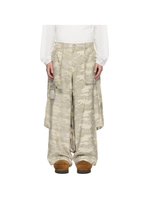 YAKU Khaki Amoc Combat Cargo Pants | REVERSIBLE