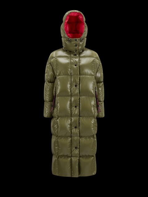 Moncler Parnaiba Long Down Jacket | REVERSIBLE