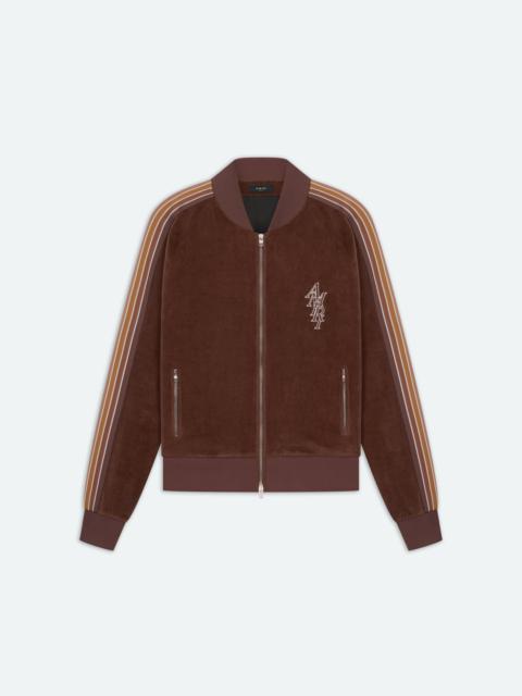 AMIRI AMIRI STACK VELOUR TRACK JACKET | REVERSIBLE