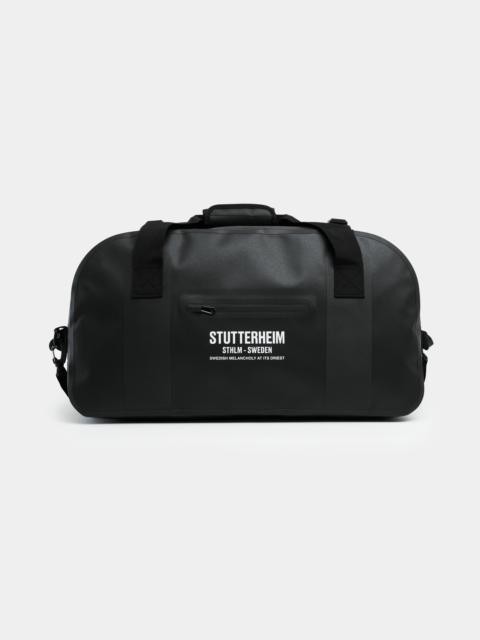 Stutterheim Rain Duffel Bag 50L Black | REVERSIBLE