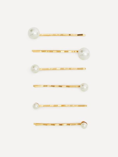 Jennifer Behr Grand Perla Bobby Pin Set | REVERSIBLE Jennifer Behr Grand Perla Bobby Pin Set | REVERSIBLE