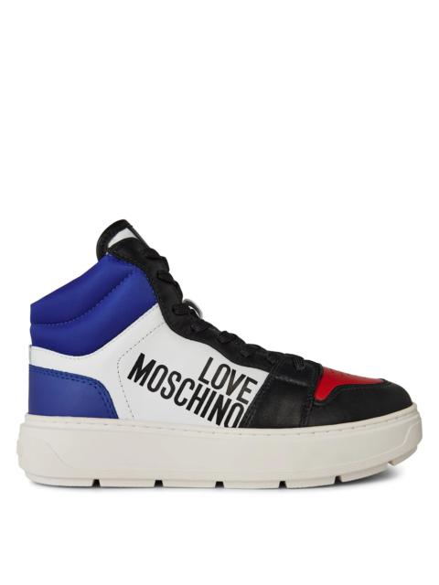 Moschino HIGH-TOP BASKETBALL TRAINERS | REVERSIBLE