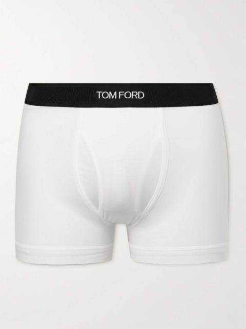 Tom Ford Stretch Cotton And Modal Blend Boxer Briefs Reversible