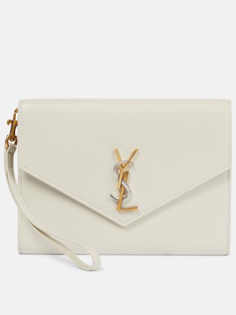 SAINT LAURENT Cassandre leather wallet | REVERSIBLE