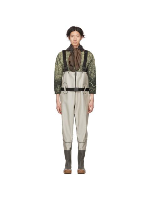 Maison Margiela Off-White Leather Waders | REVERSIBLE