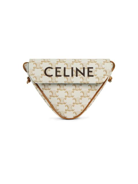 CELINE Triangle bag in Triomphe Canvas with Celine print | REVERSIBLE