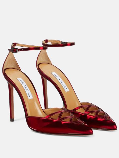 AQUAZZURA Audace satin pumps | REVERSIBLE