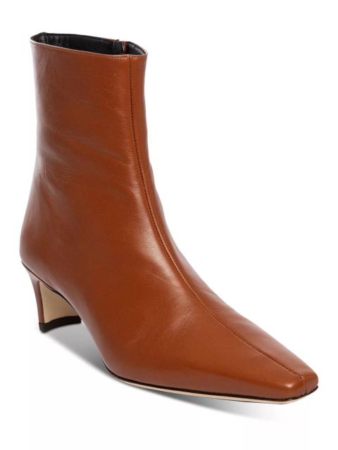 STAUD Women's Wally Square Toe Booties | REVERSIBLE