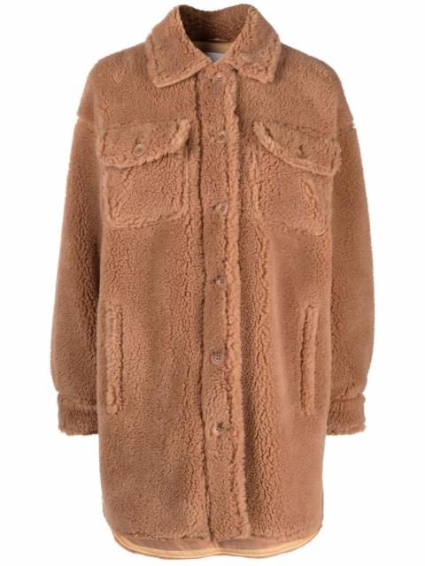 STAND STUDIO Sabi teddy-texture jacket | REVERSIBLE