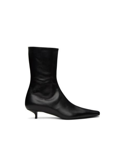 The Row Black Shrimpton Boots | REVERSIBLE