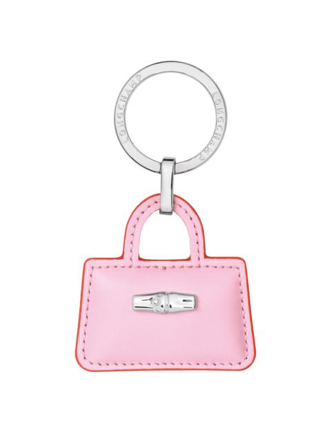 Longchamp Roseau Key rings Pink - Leather | REVERSIBLE