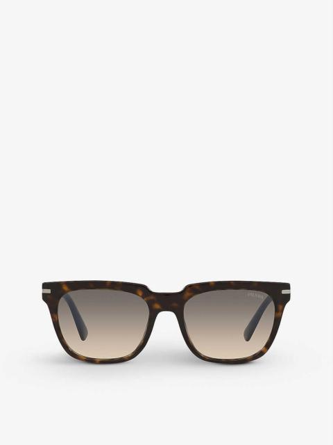 Prada PR 04YS acetate pillow sunglasses | REVERSIBLE