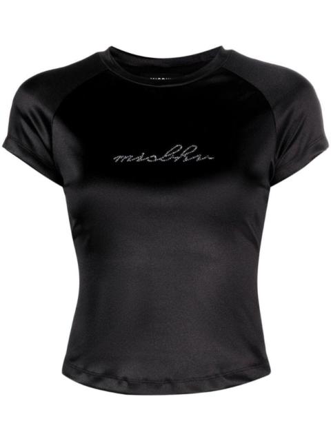 MISBHV crystal-embellished logo top | REVERSIBLE