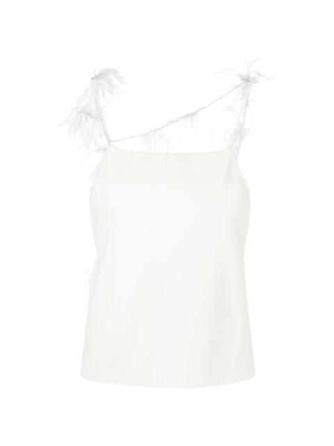 Jil Sander Feather Trim Camisole Top Reversible