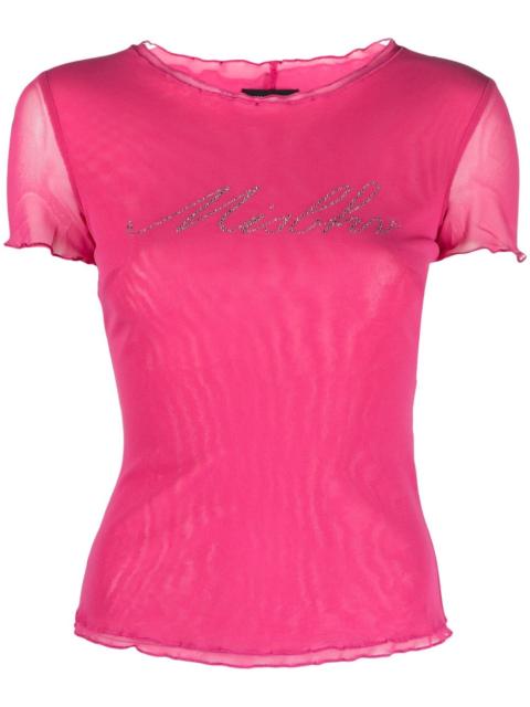 MISBHV logo-embellished mesh T-shirt | REVERSIBLE
